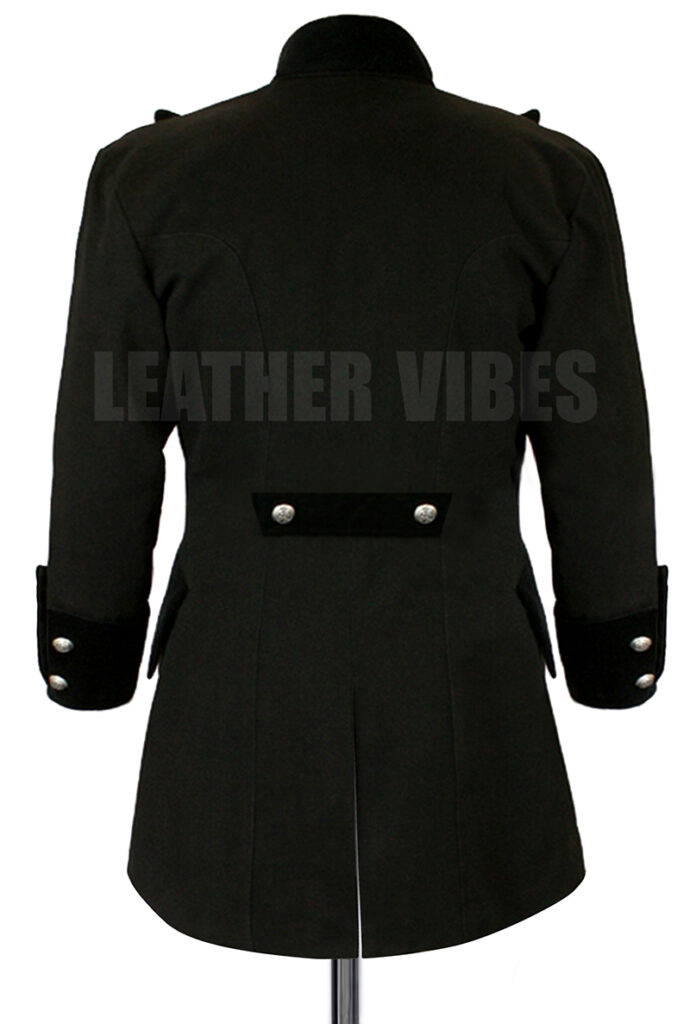 Mens Victorian Coat Military Tunic Jean Cotton Jacket – Leather Vibe Store
